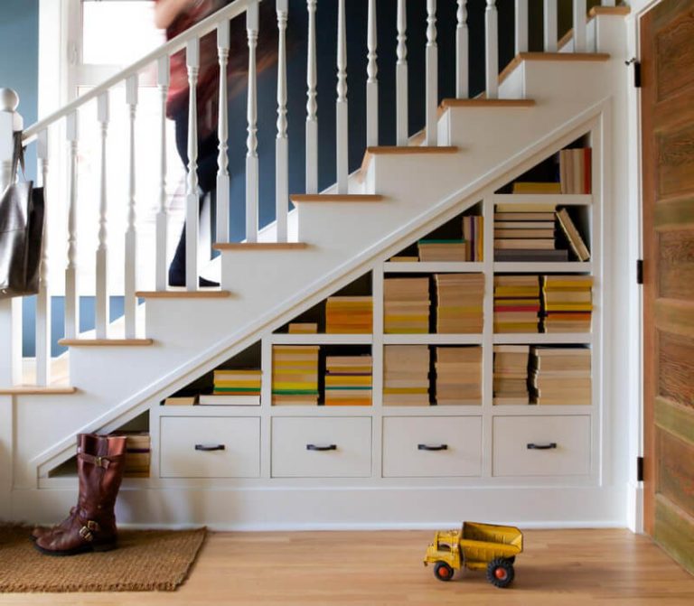 10 cách tận dụng gầm cầu thang trống để tối ưu diện tích